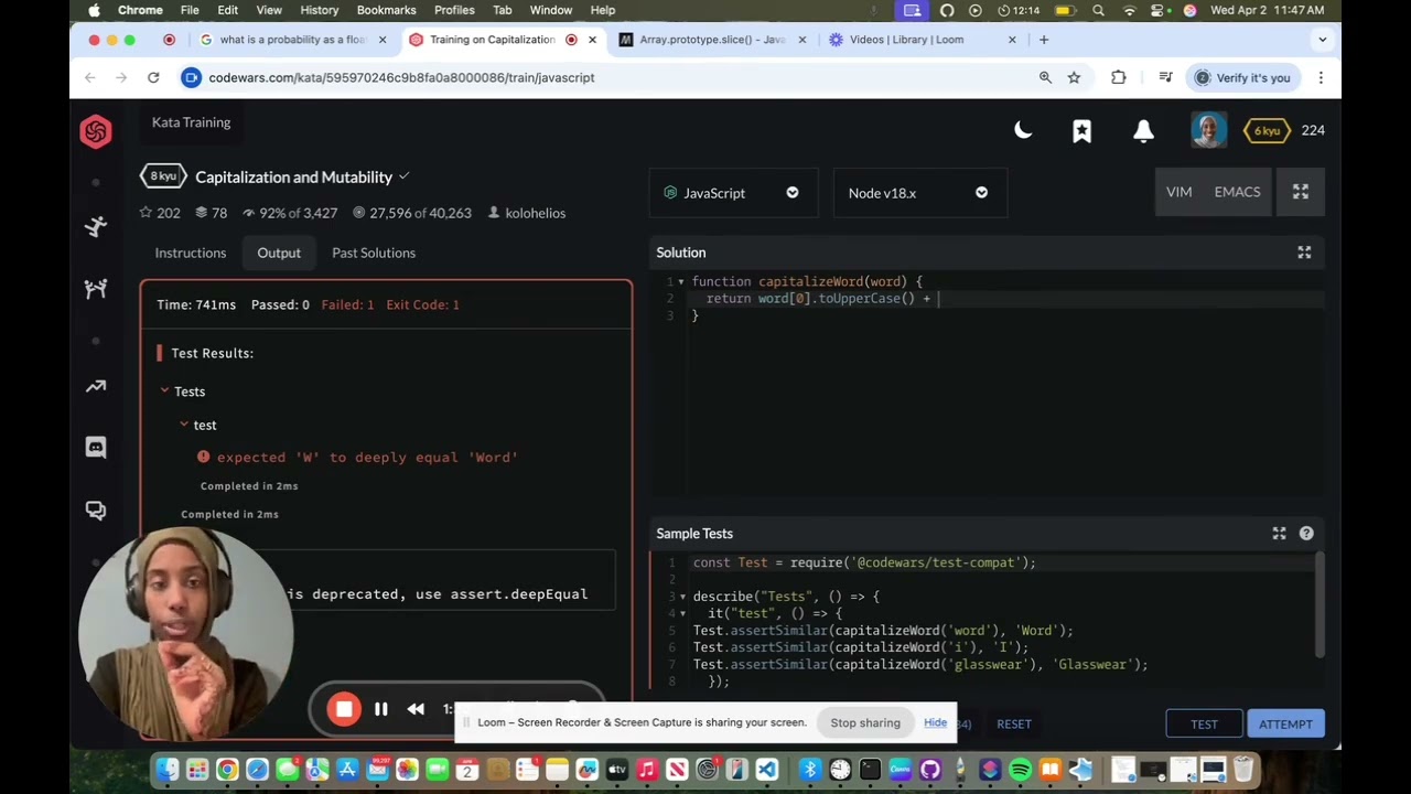 Codewars 8Kyu Problem - JavaScript: Beginner-friendly Walkthrough