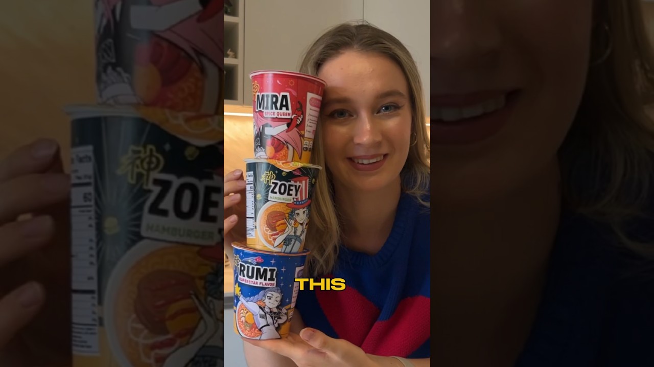 I Made Instant Ramen from KPOP Demon Hunters *3 flavors*