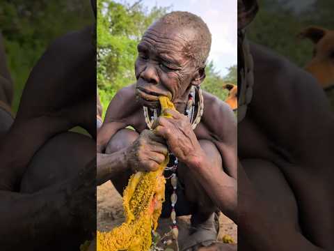 Never Miss This delicious food,The taste of this Raw Meat is So Amazing ππ#food #africa #villagelife