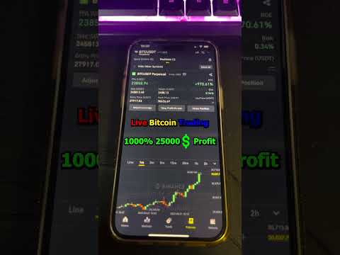 Live Bitcoin Trading 1000% 25000💲 Profit✅ #shorts #trading #binance #bitcoin #btc #crypto #profit