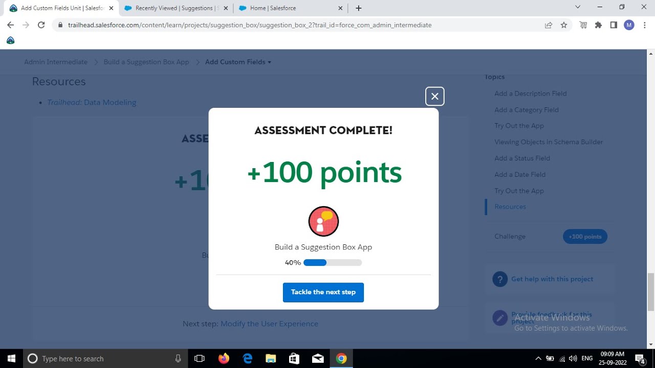 Admin Intermediate | Build a Suggestion Box App | Add Custom Fields by  using Schema Builder