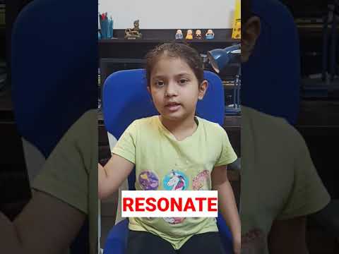 Word Of The Day โบ๏ธโค๏ธ / #Resonate / A Word A Day / Daily Words / English Word / #shorts