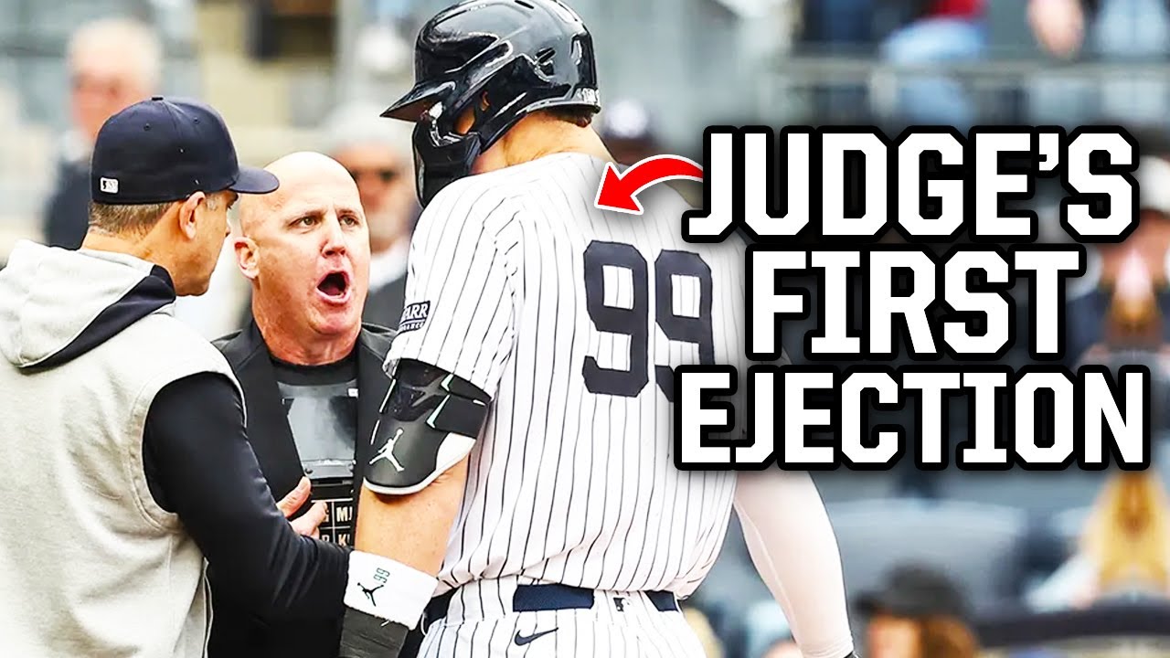 Umpire ejects Aaron Judge for the first time ever, a breakdown