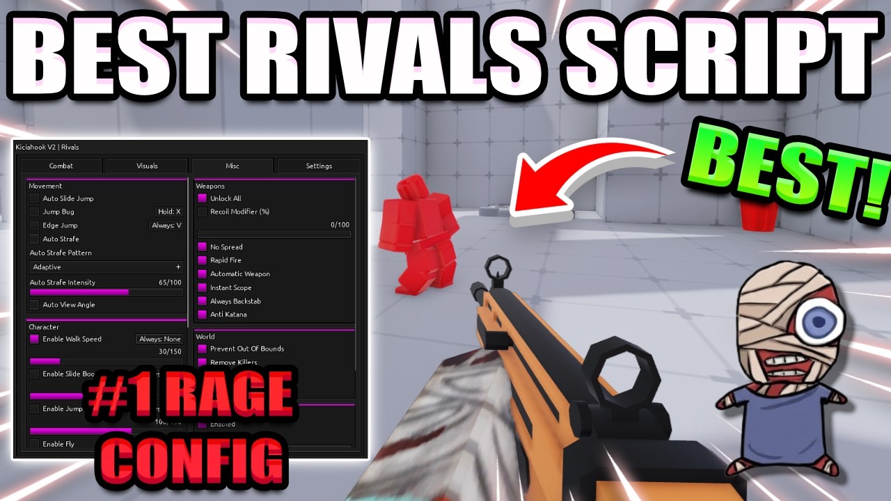 Best Rivals Hack / Script 2026 | Kicia Hook V2 | Best RAGE Configs, Unlock All Skins, Aimbot, Rage