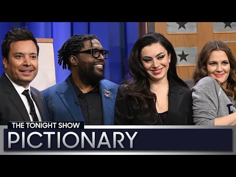 Pictionary with Drew Barrymore and Charli XCX | The Tonight Show Starring Jimmy Fallon