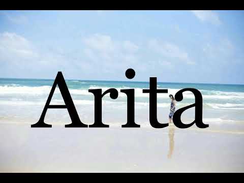 How To Pronounce Arita🌈🌈🌈🌈🌈🌈Pronunciation Of Arita