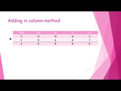 Grade 6 - Mathematics - Column method