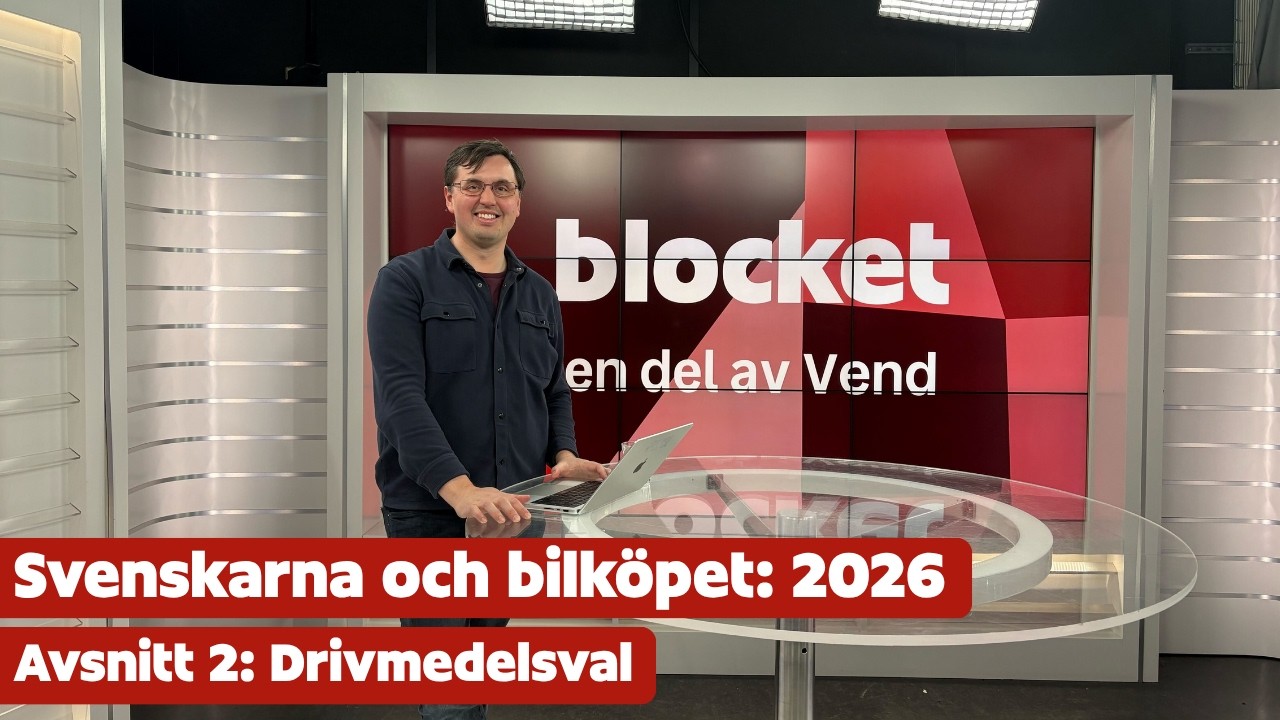 Blocket Fordon bilrapport: Svenskarna och bilköpet 2026 – Drivmedelsval