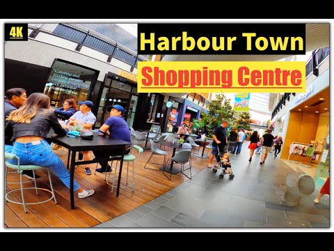 Walking @ Harbour Town Shopping Centre In Melbourne Australia
