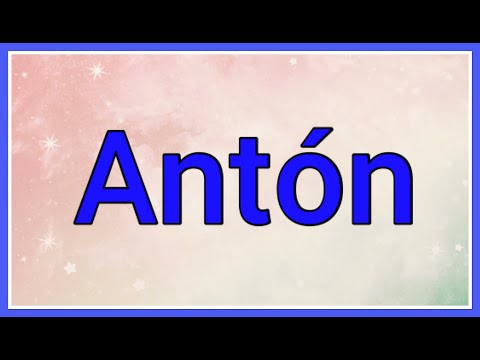Antón | Name Origin
