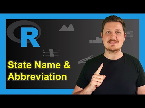 State Name & Abbreviation in R (2 Examples) | grep() Function | state.abb & state.name Data Objects