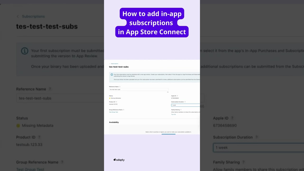 How to Add App Subscriptions in App Store Connect? #appdevelopment #appstore #appmonetization
