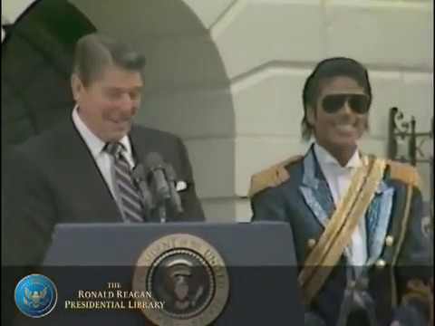 Michael Jackson at the White House 1984