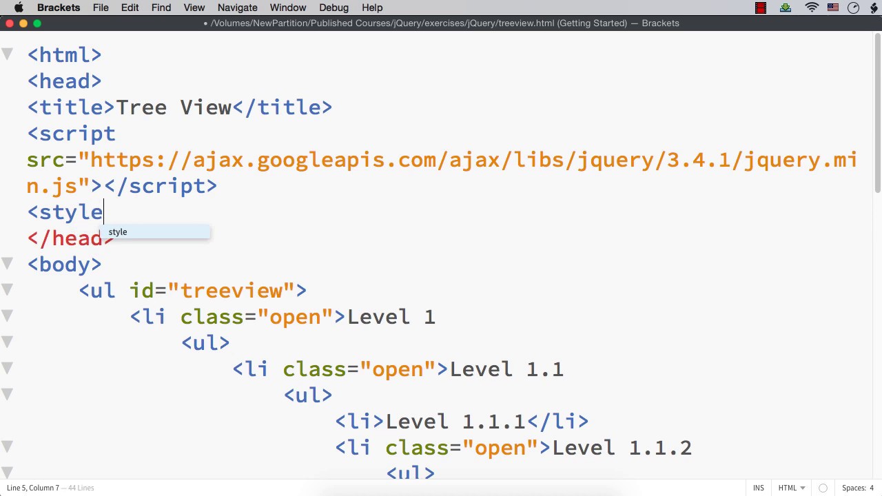 Tree View using jQuery - Part 2