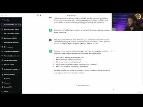 Ask Before Answer Prompting Video Lecture - ChatGPT for Everything: How to Use ChatGPT ...