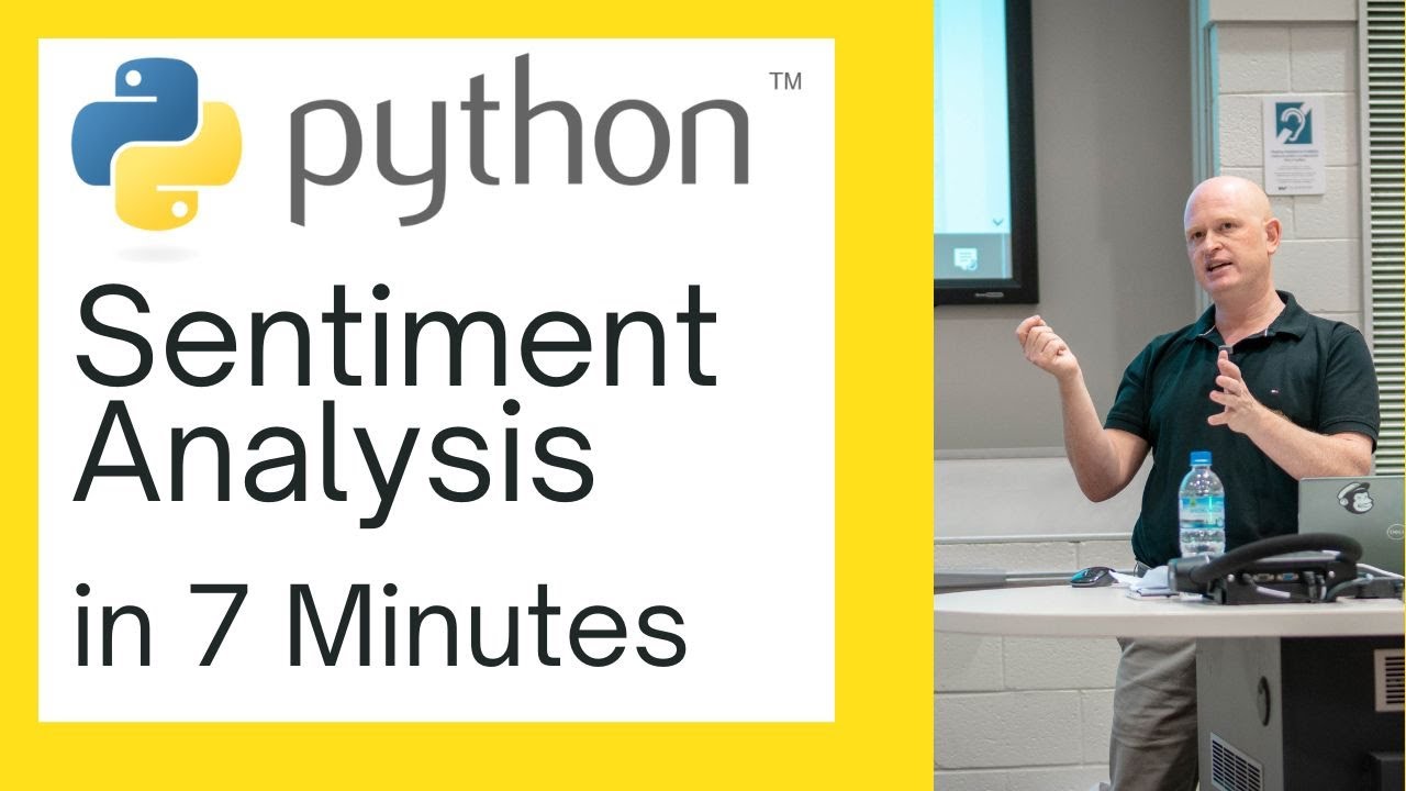 👉 Sentiment Analysis in Python for Beginners (in 7 minutes)