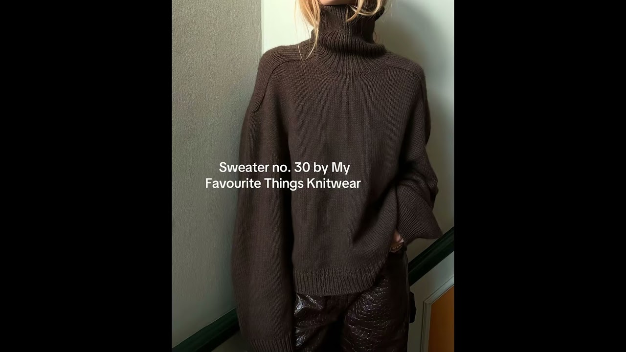 5 knitting patterns like the Babaà no. 11 sweater #knittingpattern #knitting #sweater