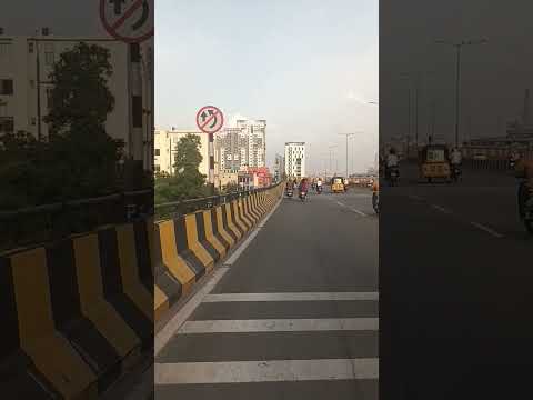 Tolichowki Flyover View Aditya Construction #hyderabad #toptrending #property