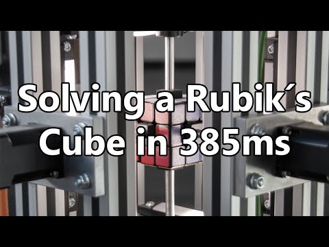 Rubik´s Cube Solving Robot 385ms
