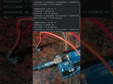 Detecting Pressure, Temperature using Pressure Sensor