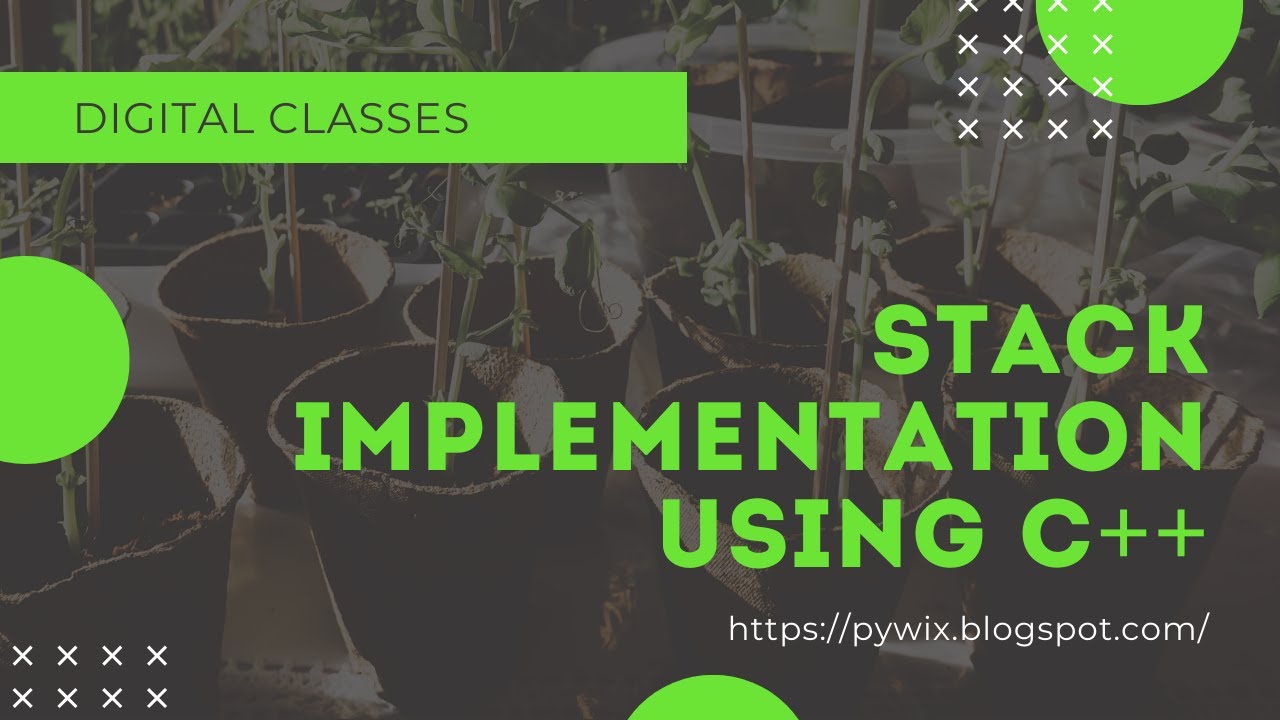 How To Create Stack Using Array | C++ Stack Example | Stack Implementation Code