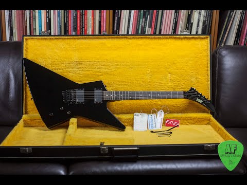 ESP EXP Explorer custom Hetfield era MX-250 -VIDEO- | Reverb
