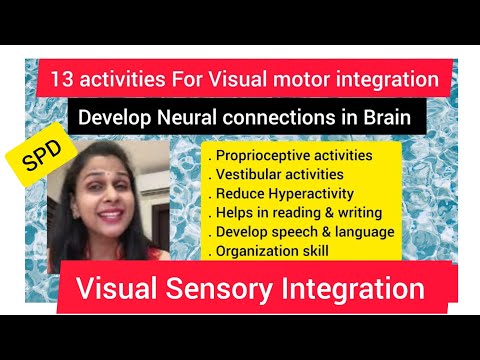 13 activities For Visual motor integration/ visual sensory processing/sensory integration