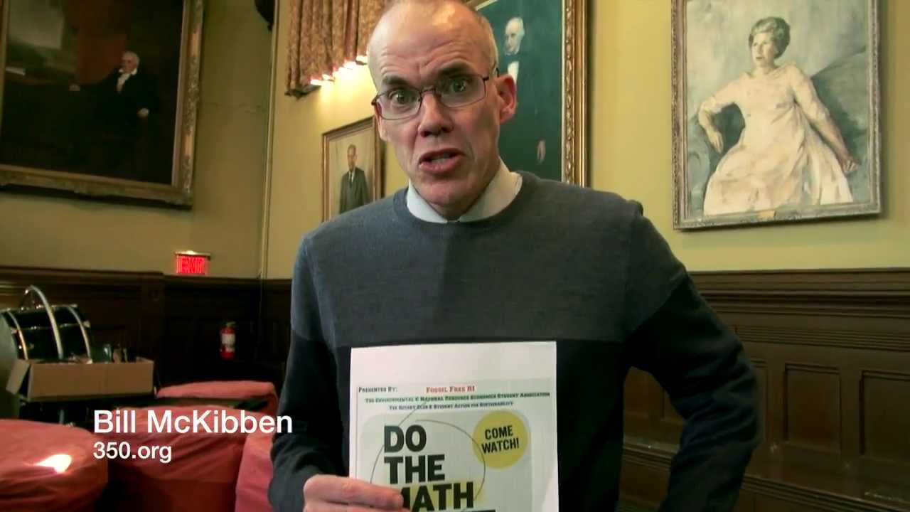 350.org McKibben's -DO THE MATH- FREE MOVIE at URI @7 on Columbus Day