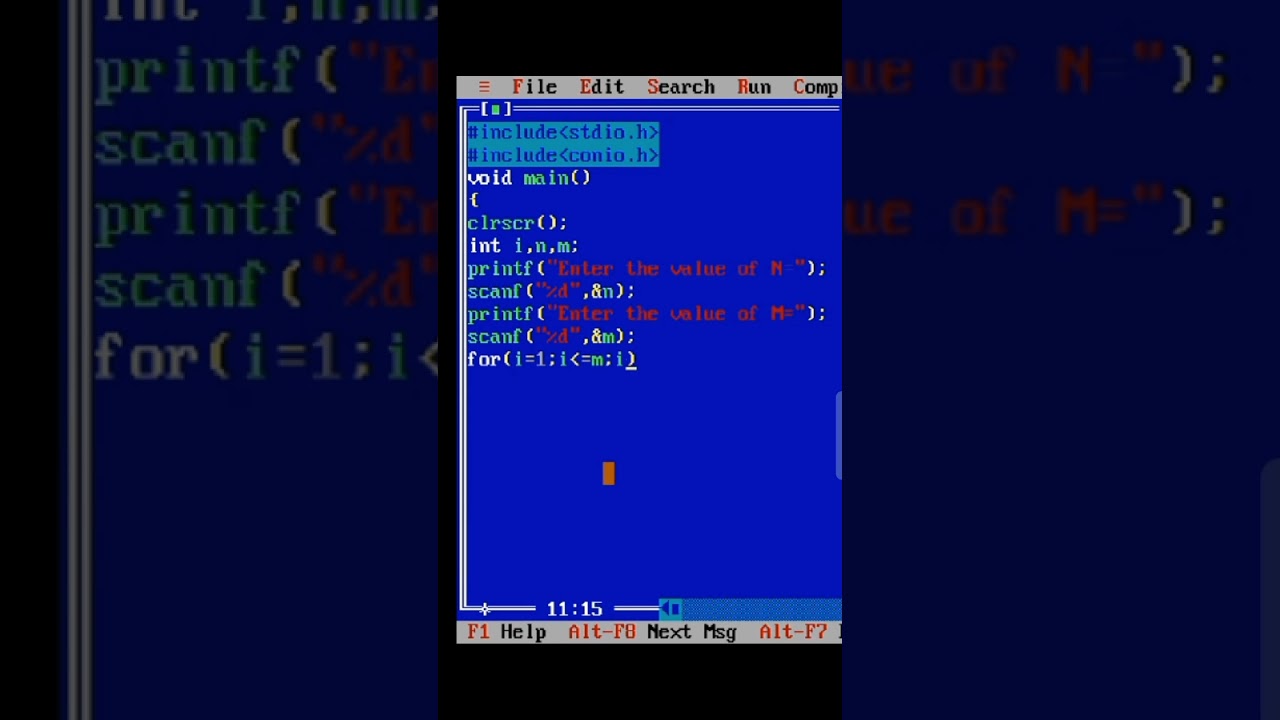 #cprogramming|For Loop|Print Multiplication Table of number given|User Defined Value|#aceprogramming