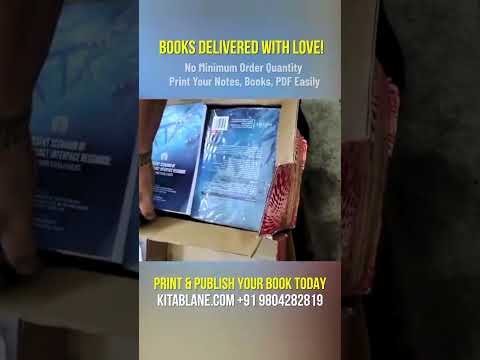 Book Unboxing | Self Published Author | Book Printing Online Kitablane | Author Copies