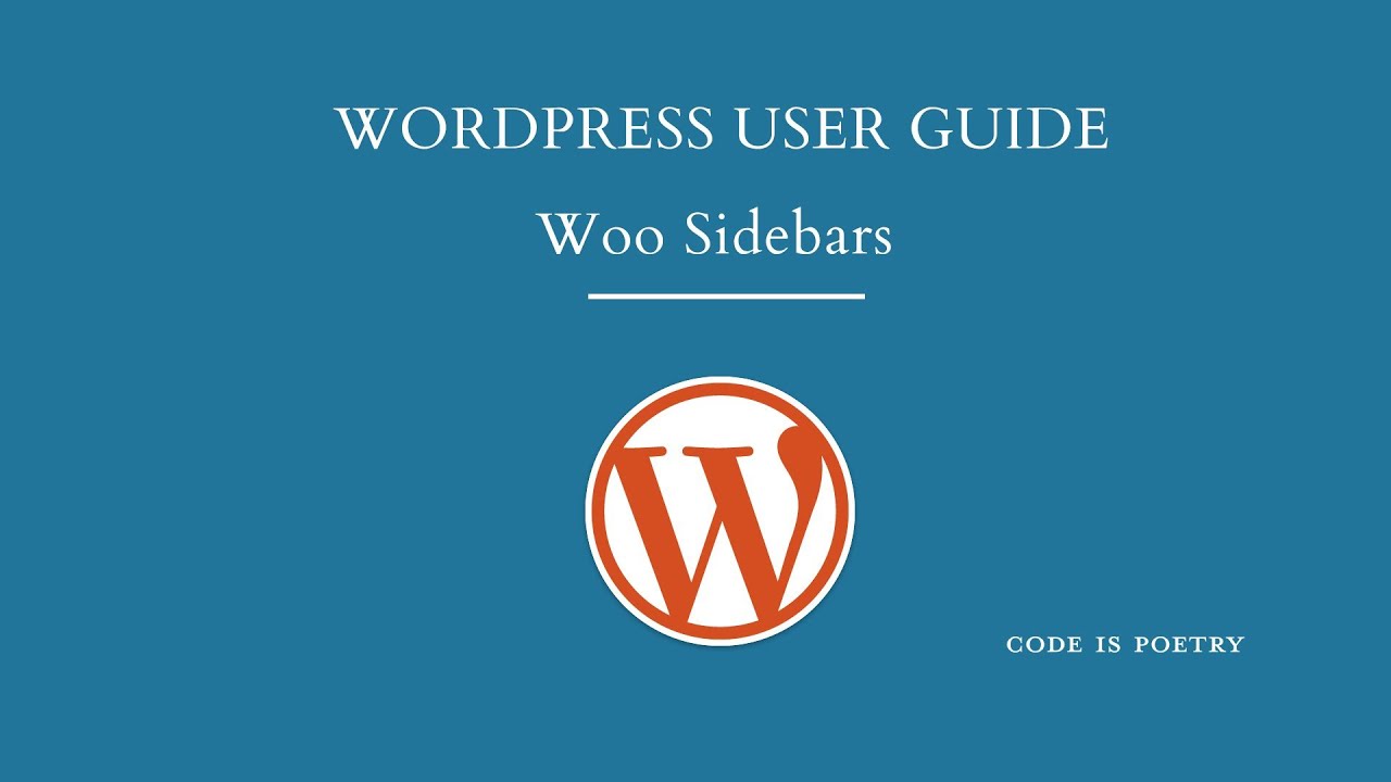WordPress Widgets Sidebars