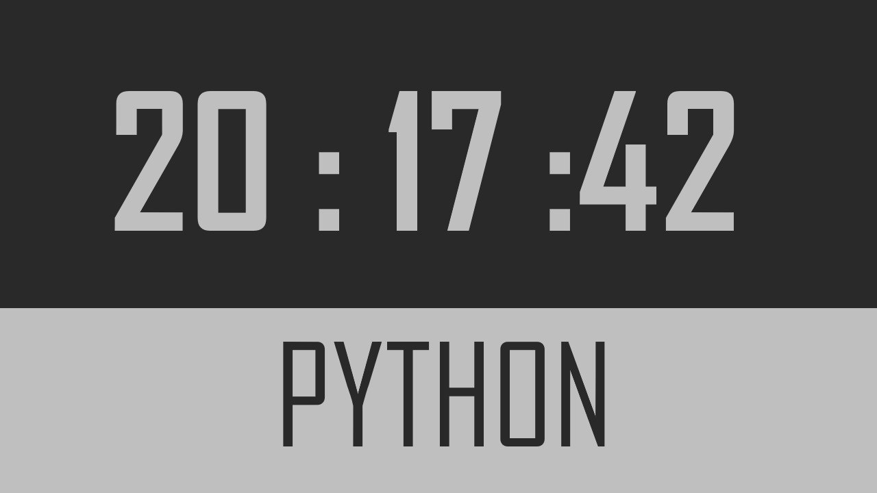 Digital Clock in Python with Tkinter(Modern GUI)