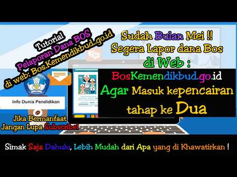 Pelaporan dan Update Rekening BOS Online
