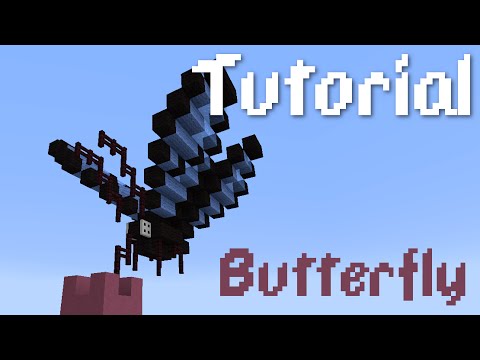 Butterfly (Blue Morpho): Tutorial Minecraft Project