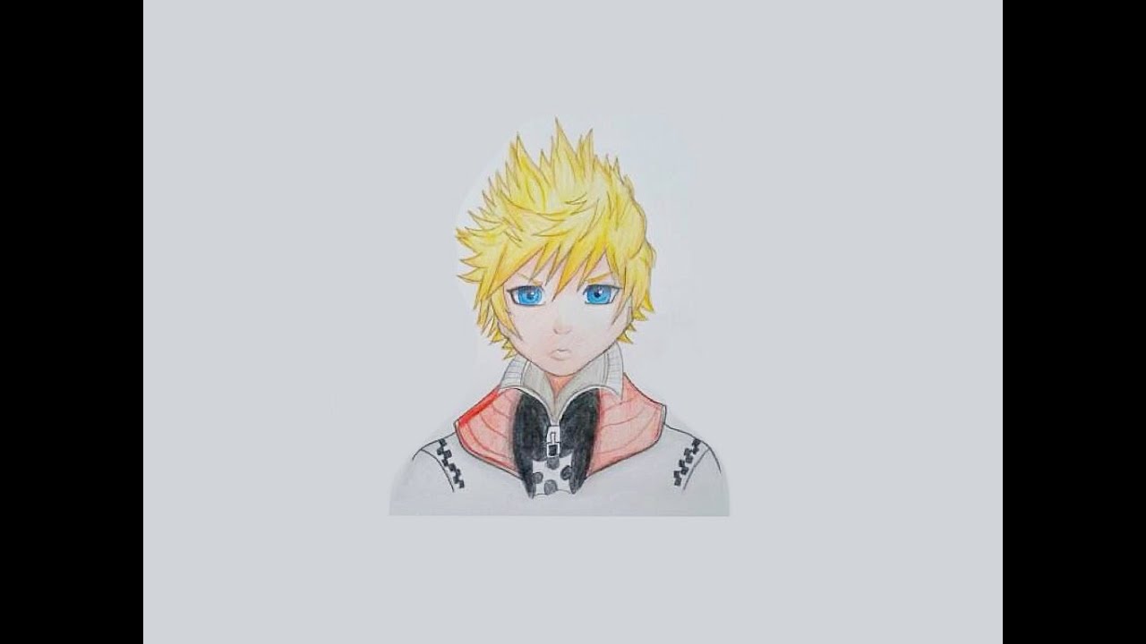 ROXAS ( KINGDOM HEARTS ) ~ DRAWING TIME LAPSE