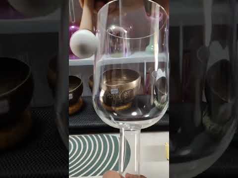 Solar Plexus Chakra Quartz Handle Clear Crystal Singing Bowl sound healing yoga chakra