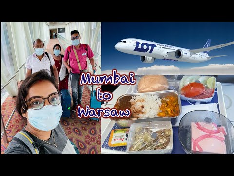Lot Polish Airlines || India to Poland by Lot Polish Airlines || Mumbai to Warsaw