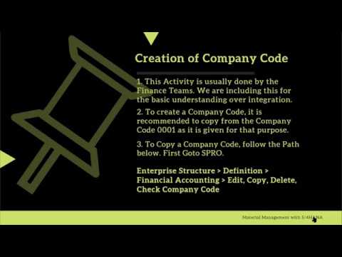 How to Define a Company Code in S/4 HANA