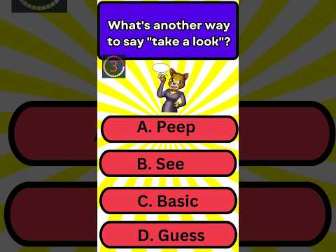 What's another way to say "take a look"? ๐ - Slang Thang Trivia