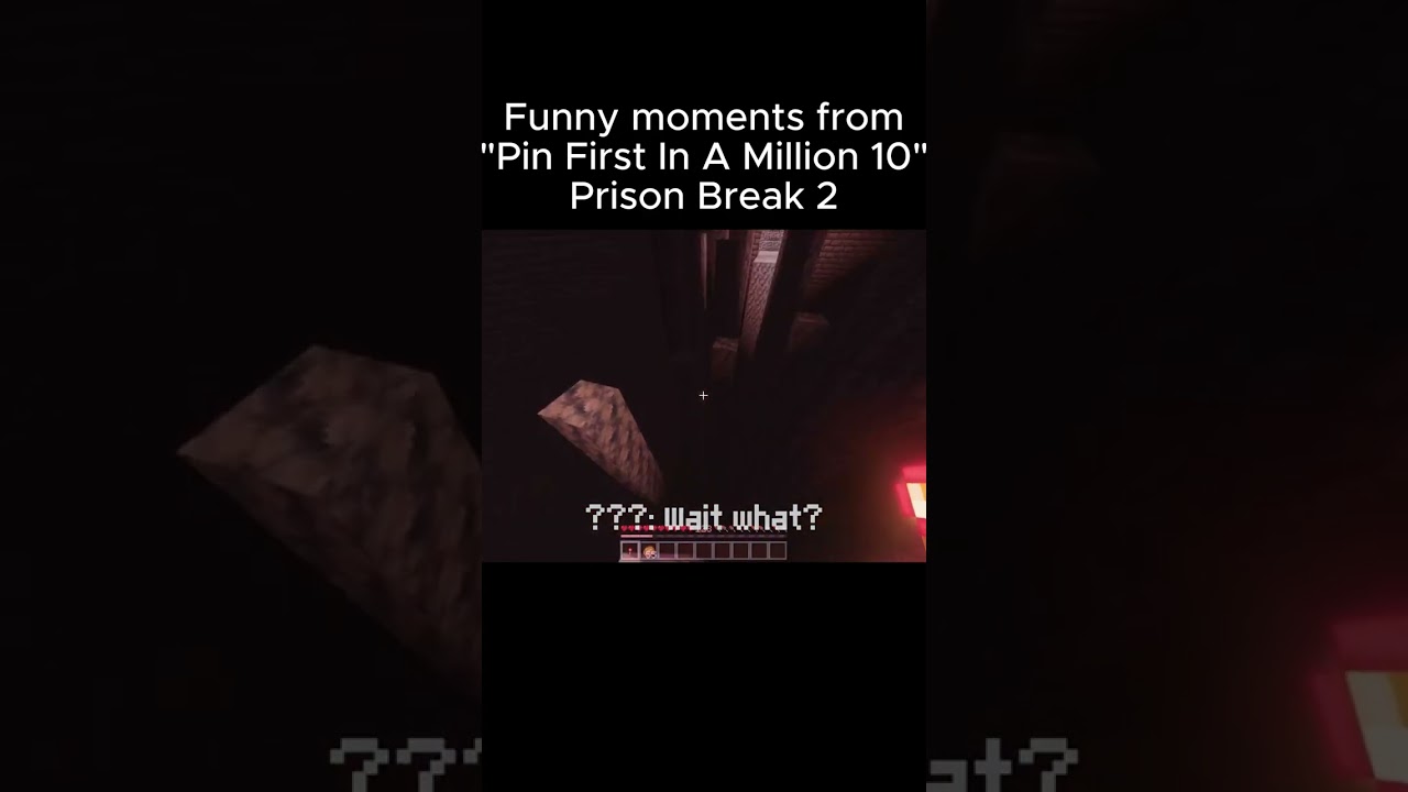 First In A Million 10: Prison Break 2 #minecraft #funny #pin #fiam