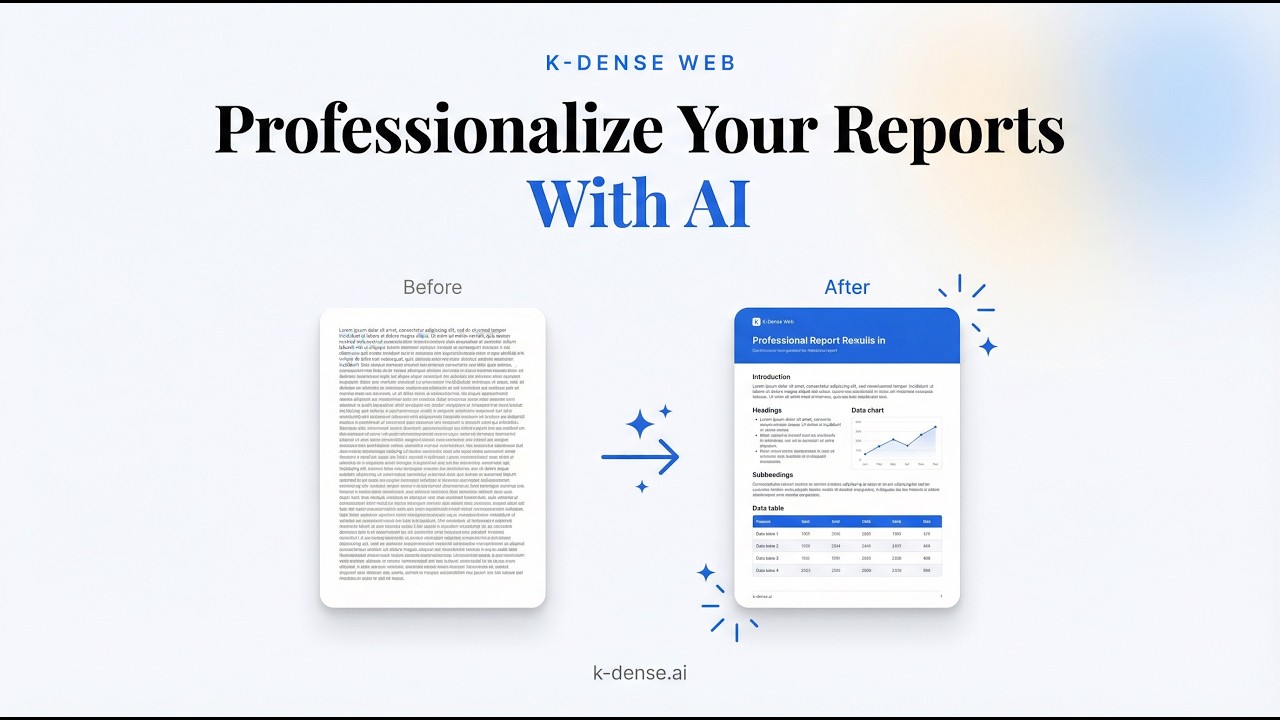 Professionalize Your Reports with K-Dense Web