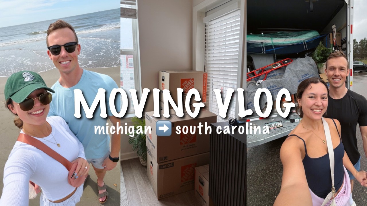 I MOVED! moving out of michigan, empty apartment tour, + settling into our new home