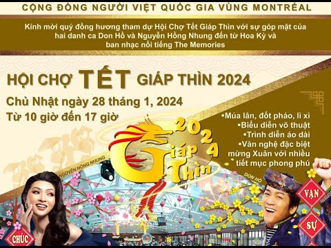 Hội Chợ Tết Giáp Thìn 2024 - Montréal, Canada