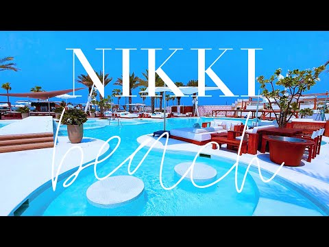 [4K] Nikki Beach Club Dubai September 2023