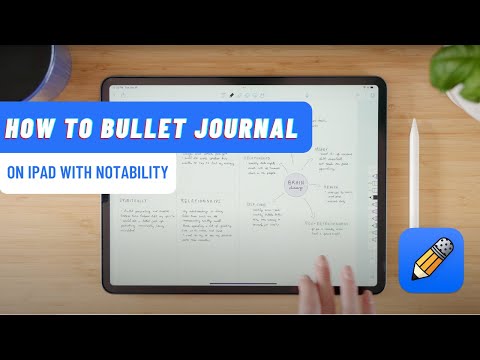 How to digital bullet journal | detailed tutorial with Notability
