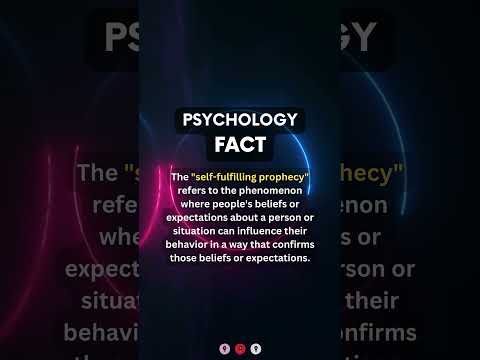 Self Fulfilling Prophecy | #psychologyfacts #psychologyfact