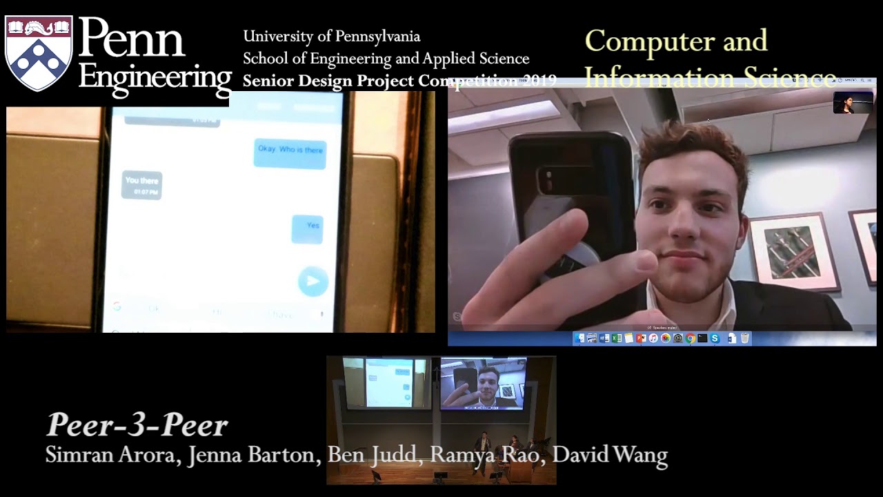 Senior Design 2019: Peer 3 Peer