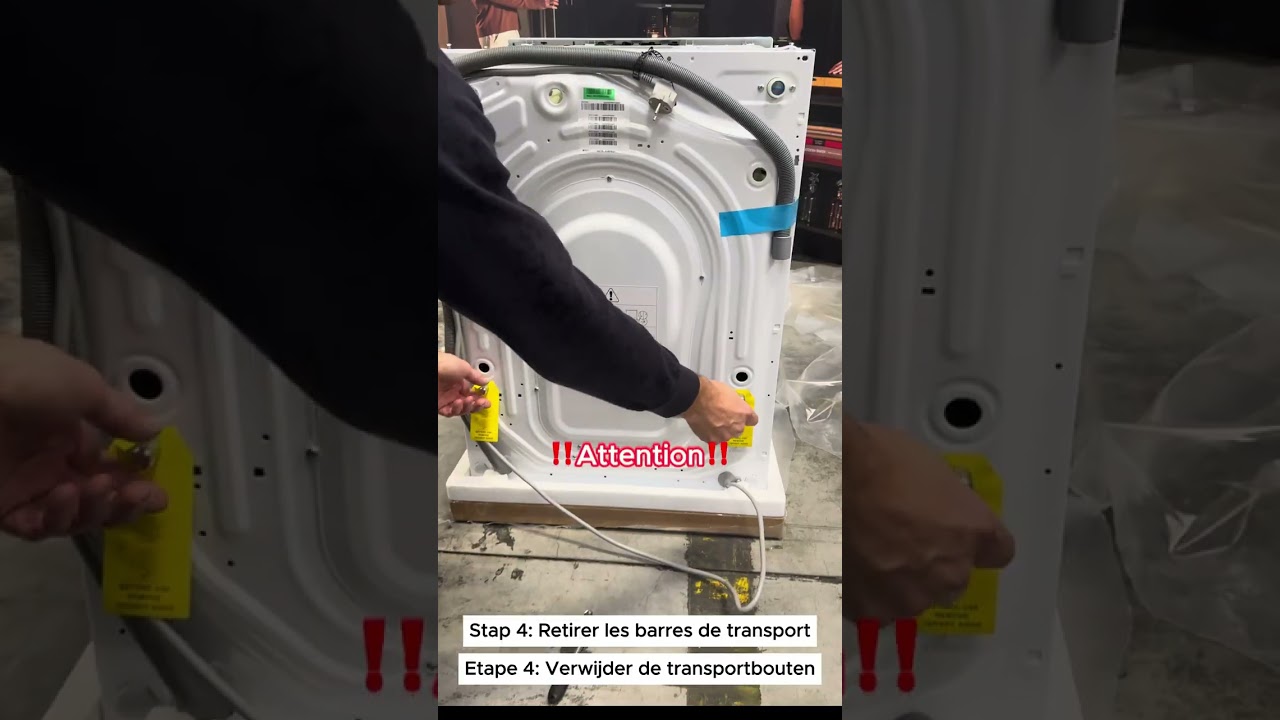 Haier Washing Installation Video