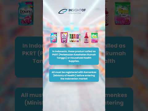 Selling homecare products like detergent & hand soap in Indonesia? You need a PKRT registration!