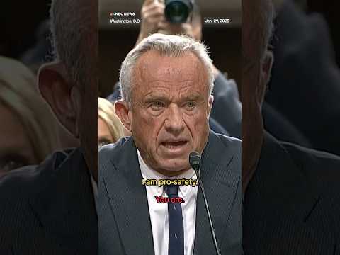 Protesters interrupted Robert F. Kennedy Jr.’s Senate confirmation hearing.